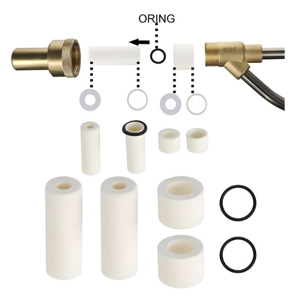 UPGRADE SANDBLASTKIT NOZZLES ( 2 SETS OF 5pc) - sandblaskit