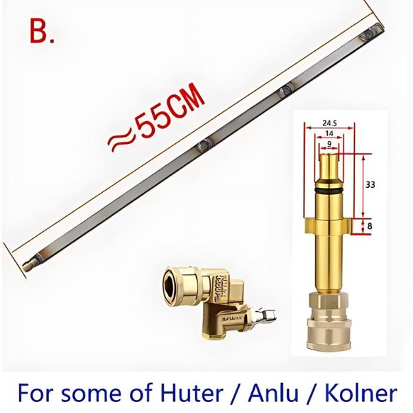 Water Tank Cleaning Tool - Radiator Rod, Jump Nozzle for Large Truck ...